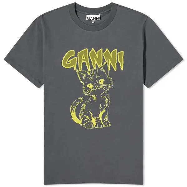 GANNI Kitty Relaxed T-shirt