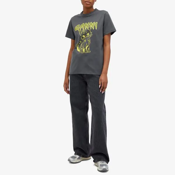 GANNI Kitty Relaxed T-shirt