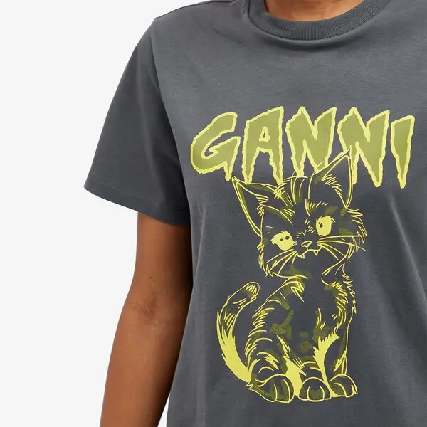 GANNI Kitty Relaxed T-shirt