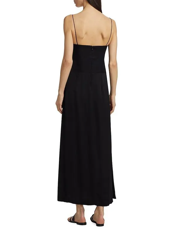 chinese dress ladies Pink Beaded Spring Sleeveless Maxi Dress – FARM Rio