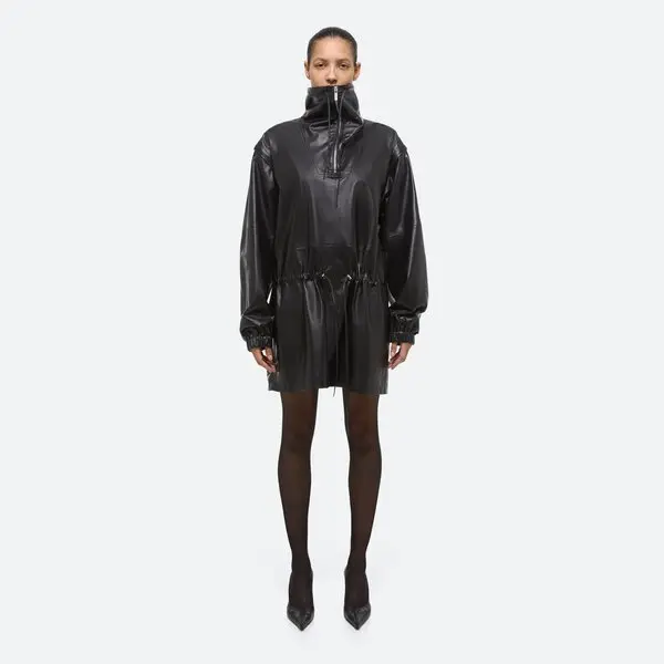 Helmut Lang Leather Gusset Dress
