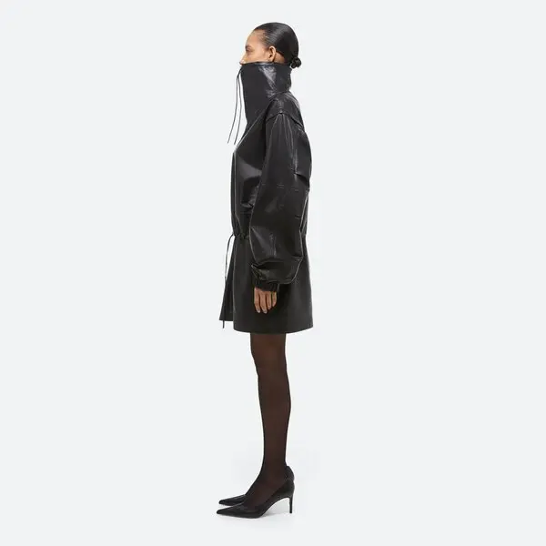 Helmut Lang Leather Gusset Dress