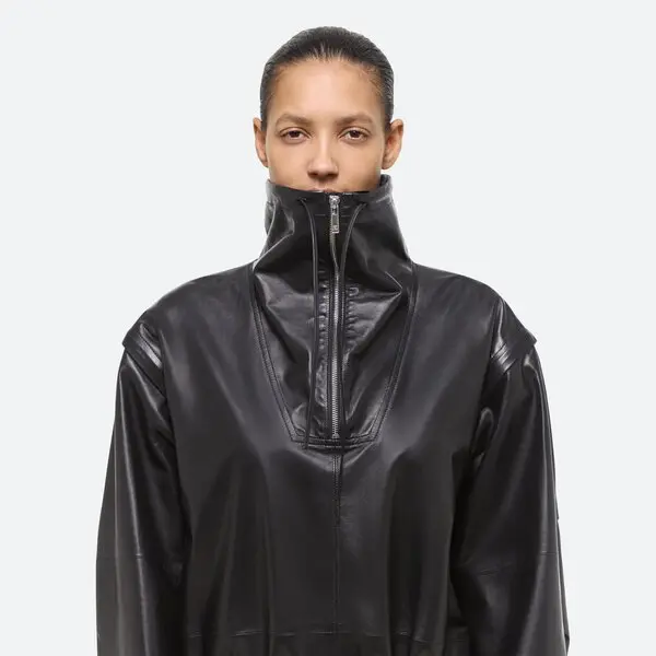 Helmut Lang Leather Gusset Dress