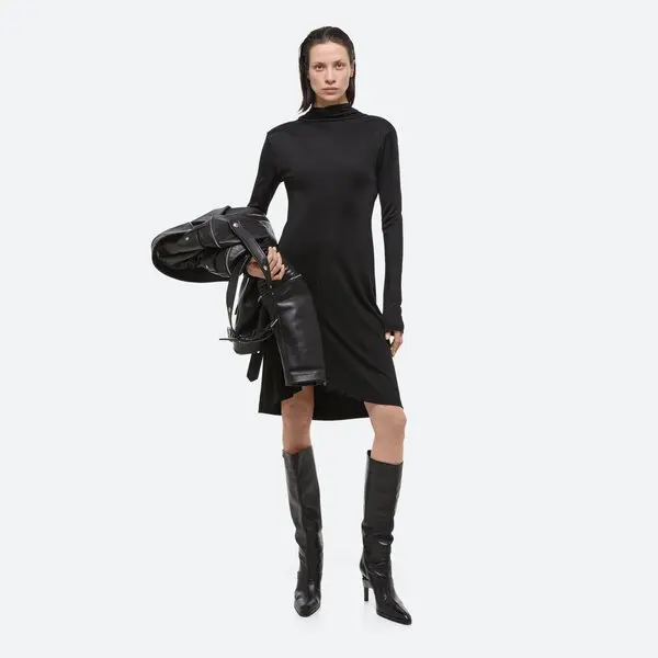 Helmut Lang Cowl Neck Dress