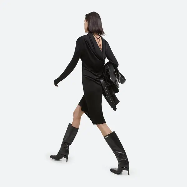 Helmut Lang Cowl Neck Dress