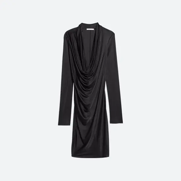 Helmut Lang Cowl Neck Dress
