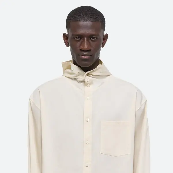 Helmut Lang Oversized Hooded Shirt