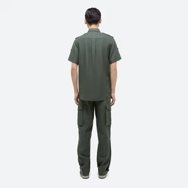 Helmut Lang Linen Epaulet Shirt