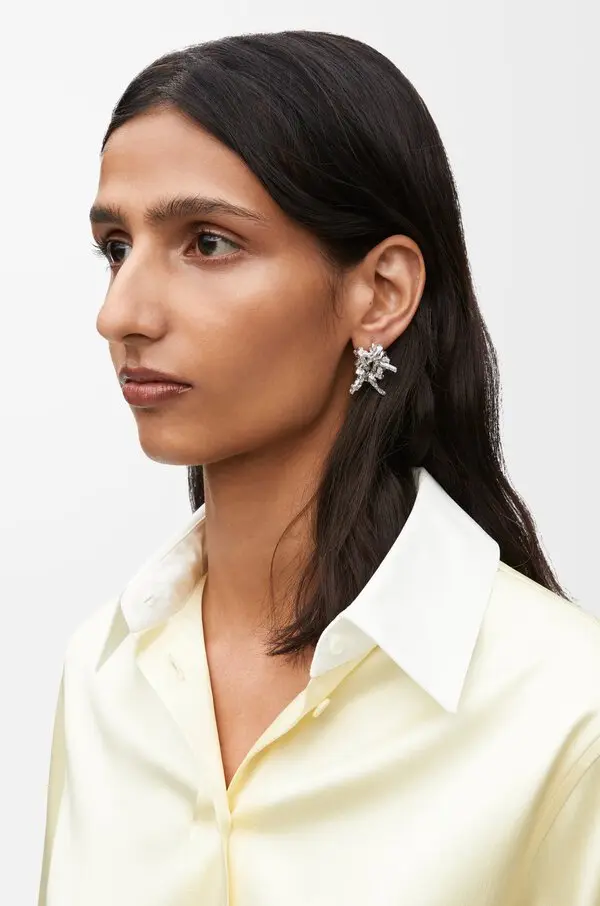 Loewe X Lynda Benglis Tarantella Earrings - Silver