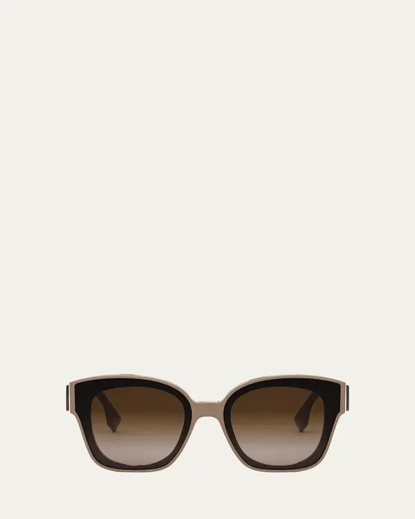Fendi First Gradient Cat-eye Sunglasses - Slbrnbrng