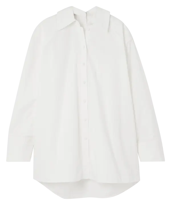 JIL SANDER Oversized Cotton-poplin Shirt