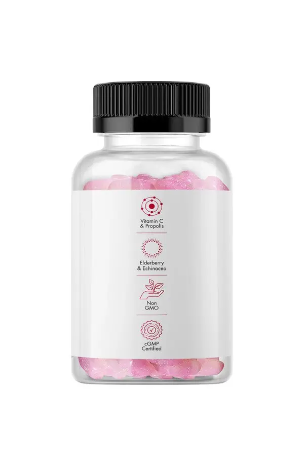 CODEAGE Immunity Gummies + Vitamin C Vegan Supplement