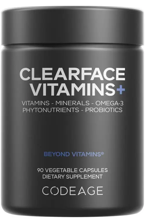 CODEAGE Clearface Pantothenic Acid & Niacin Vitamins Supplement - Black