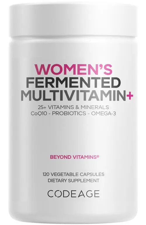 CODEAGE Daily Multivitamins Minerals & Probiotics Supplement - White