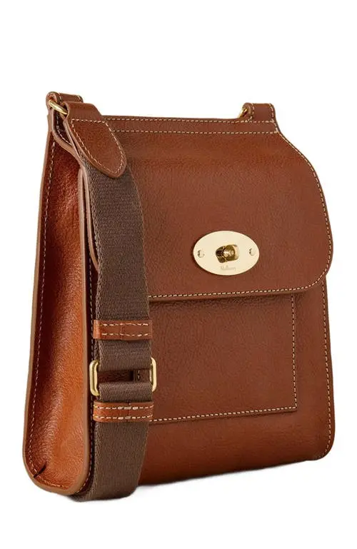 Mulberry Small Antony Leather Crossbody Bag - Oak