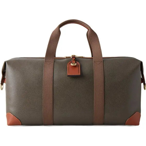 Mulberry Medium Clipper Leather Duffel - Mole-cognac