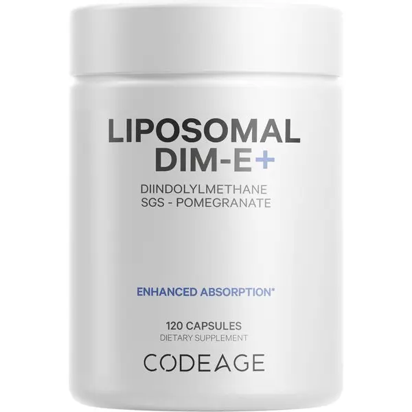 CODEAGE Liposomal Dim-e Vitamin E Tocopherols & Isomers Supplement - White