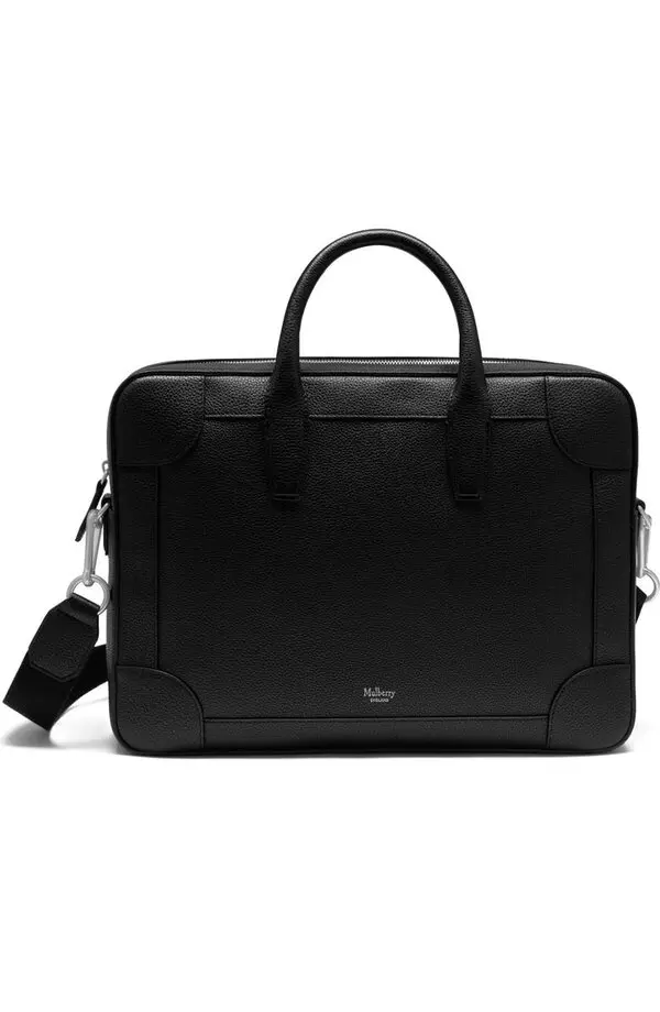 Mulberry Belgrave Leather Briefcase - Black