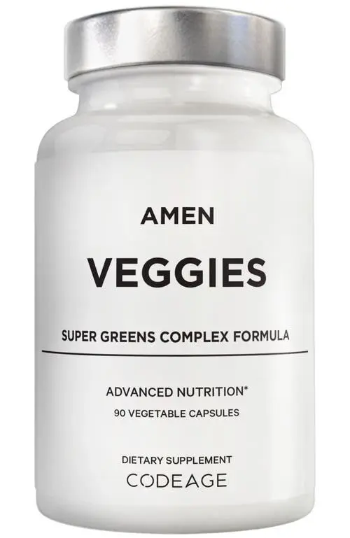 CODEAGE Amen Veggies Daily Vitamins & Minerals Supplement - White
