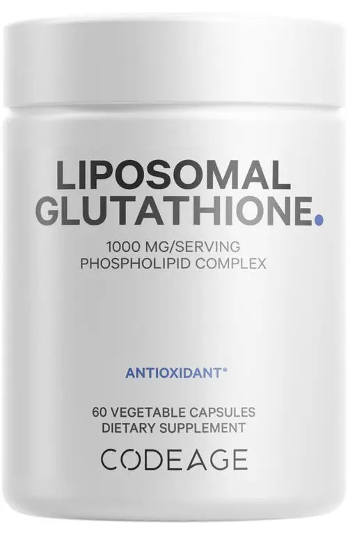CODEAGE Liposomal Glutathione 1000mg L-glutathione Supplement - White