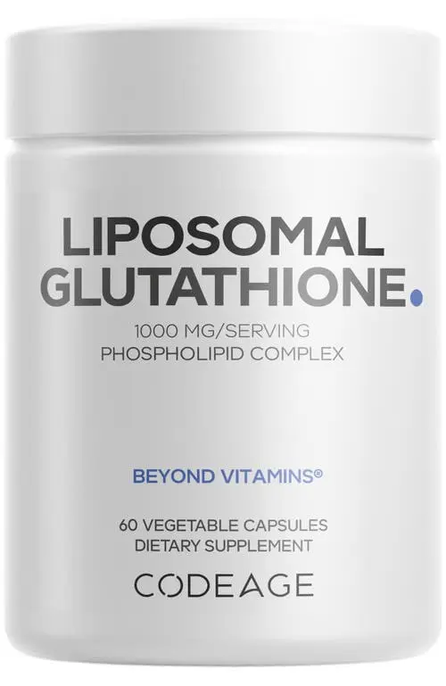 CODEAGE Liposomal Glutathione 1000mg L-glutathione Supplement - White