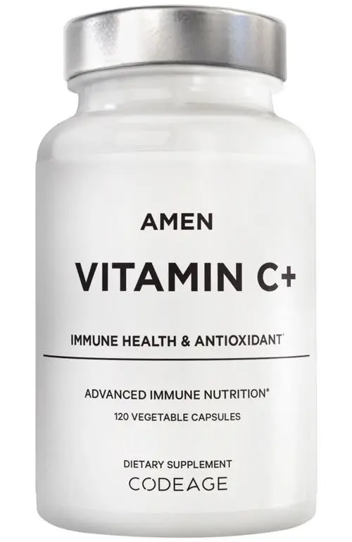 CODEAGE Amen Vitamin C 1285 Mg Supplement With Zinc - White