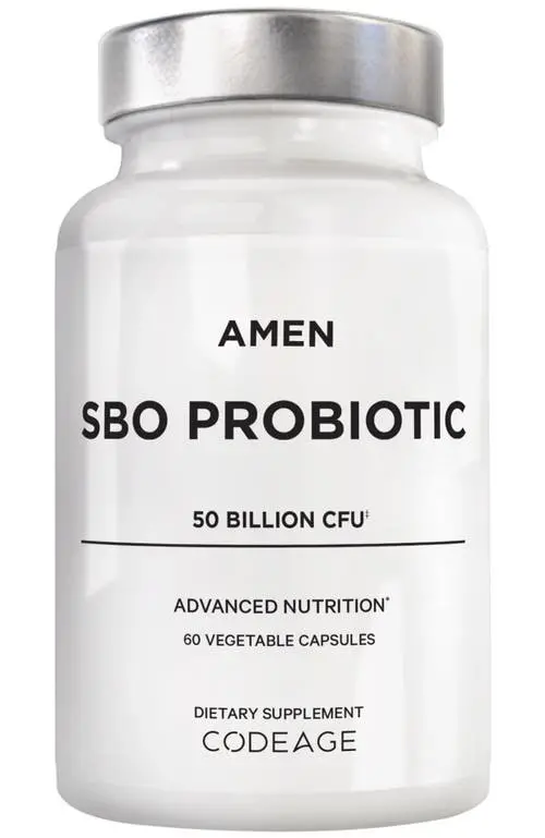 CODEAGE Amen Sbo Probiotic 50 Billion Cfus + Prebiotics - White