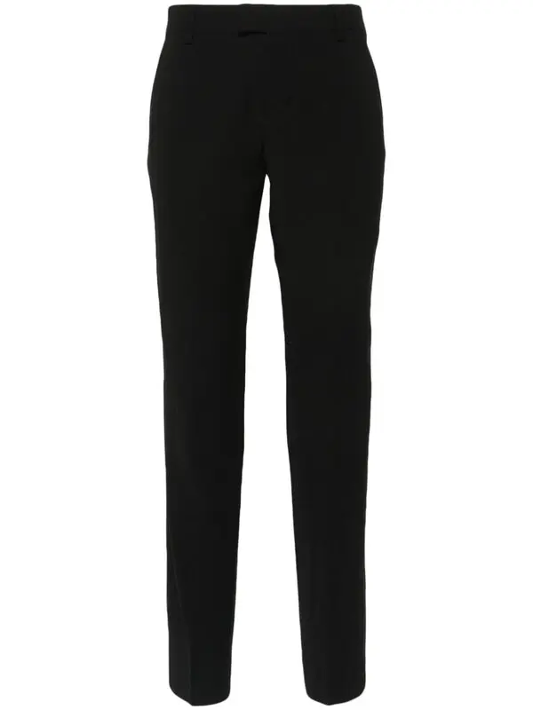 AMI Paris Tapered Tailored Trousers - Black