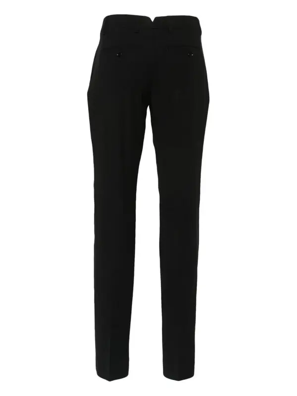 AMI Paris Tapered Tailored Trousers - Black