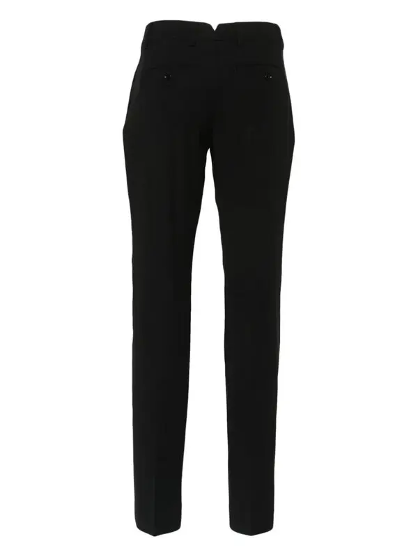 AMI Paris Tapered Tailored Trousers - Black