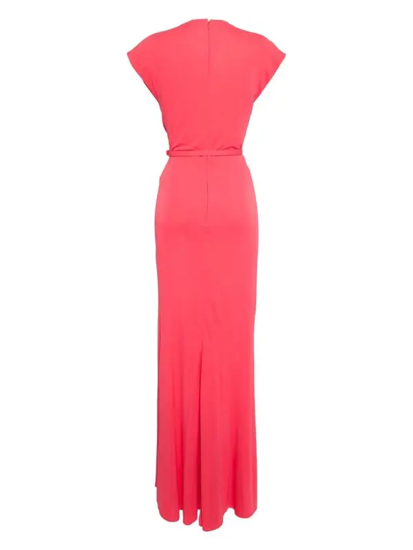 Elie Saab Draped Midi Dress