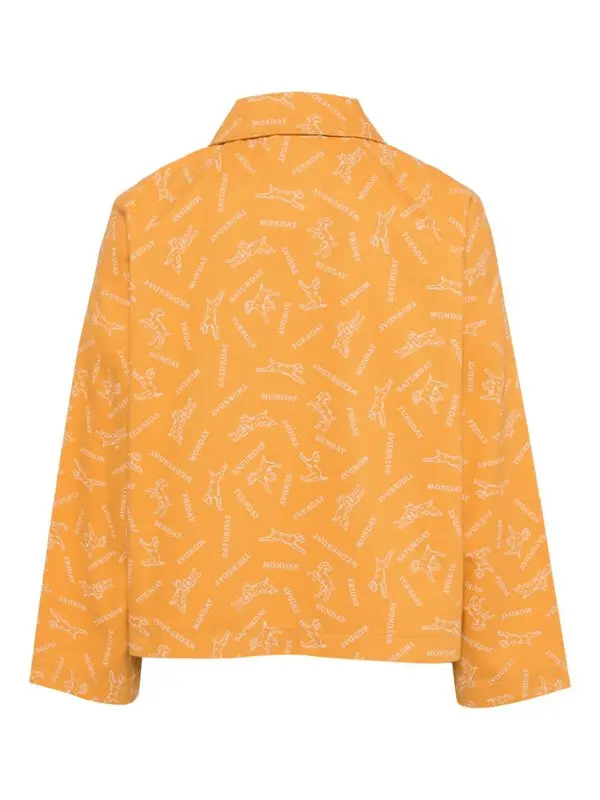 BODE Pooch Cotton Shirt Jacket