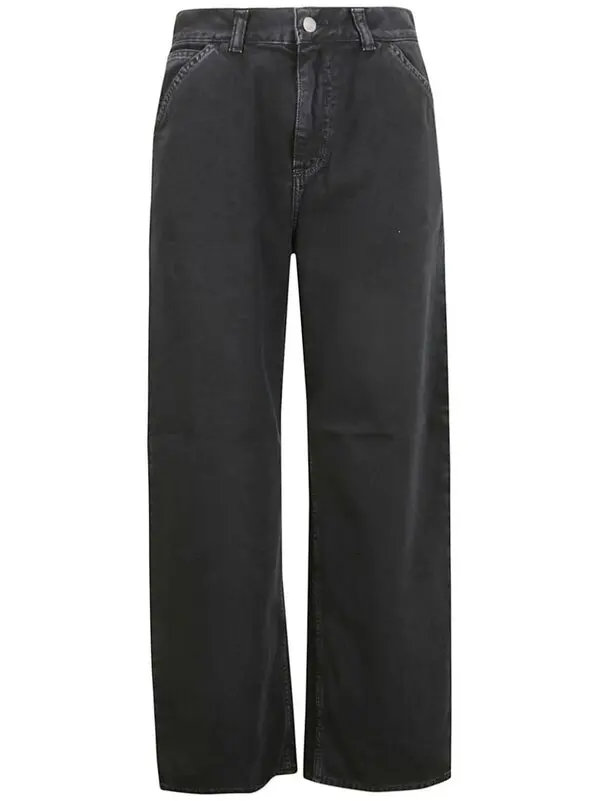 Carhartt Work In Progress Mid-rise Straight-leg Jeans - Black