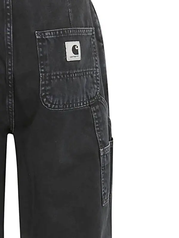 Carhartt Work In Progress Mid-rise Straight-leg Jeans - Black