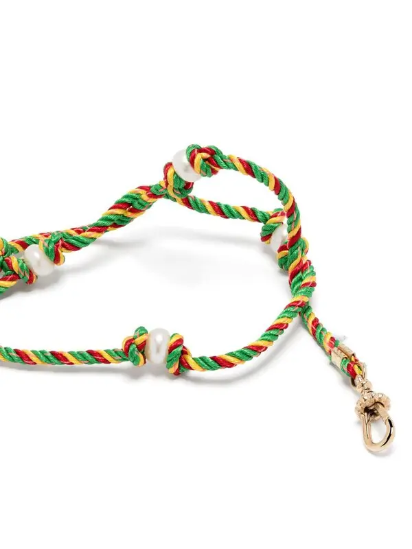 MARIE LICHTENBERG 14kt Yellow Mauli Rasta Necklace
