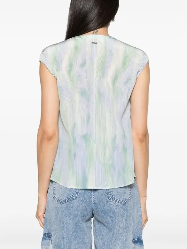 BOSS Abstract-stripes Sleeveless Shirt
