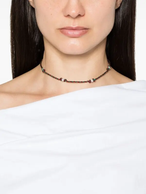 MARIE LICHTENBERG 14kt Yellow Mauli Braided Necklace