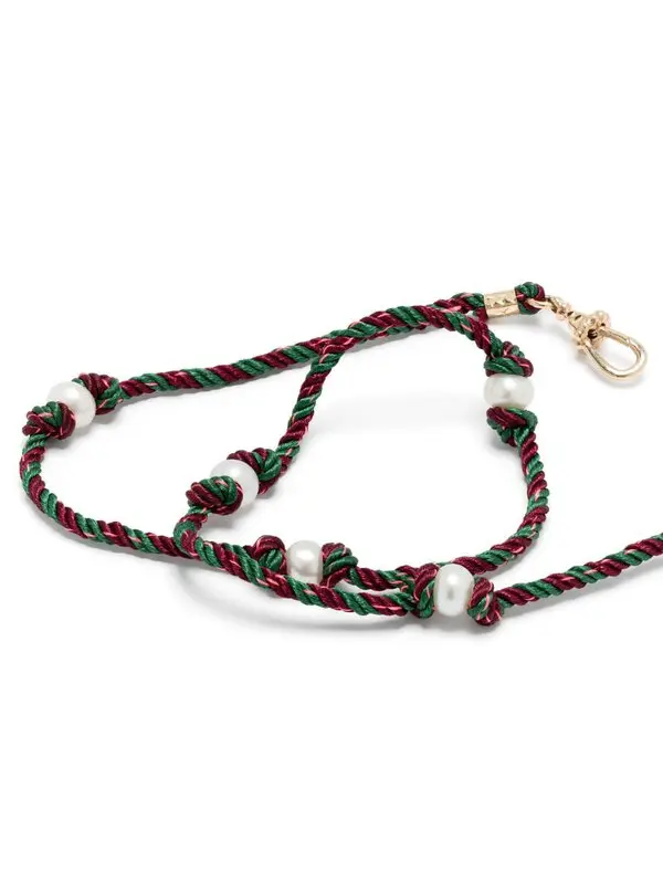 MARIE LICHTENBERG 14kt Yellow Mauli Braided Necklace
