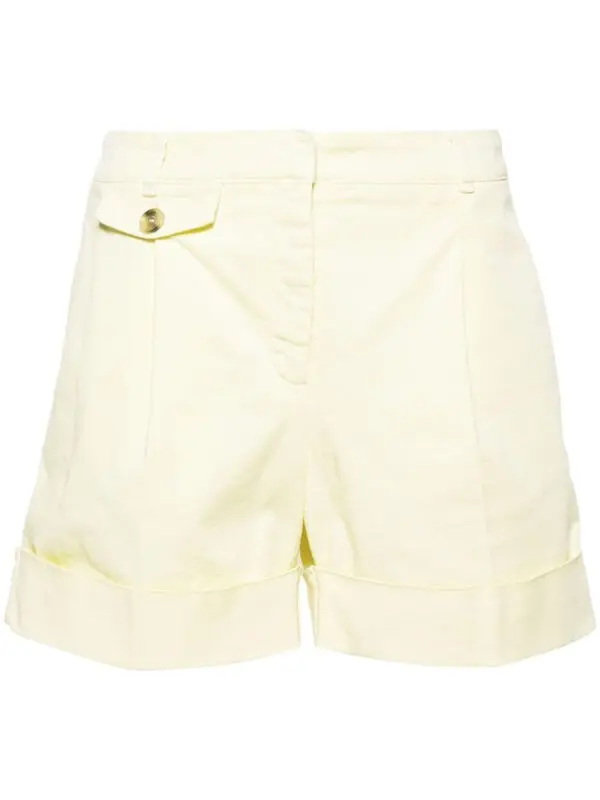 BOSS Pleated Twill Shorts