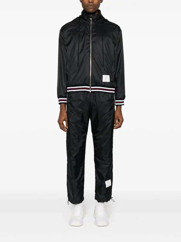 Thom Browne Logo-patch Sheer-ripstop Track Pants
