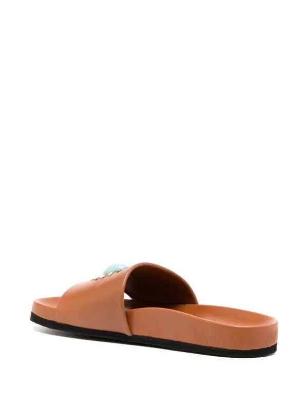 MADISON MAISON Athena Open Toe Sandals - Brown