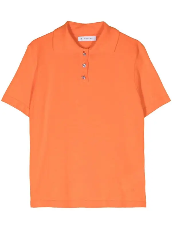 MANUEL RITZ Fine-knit Polo Top