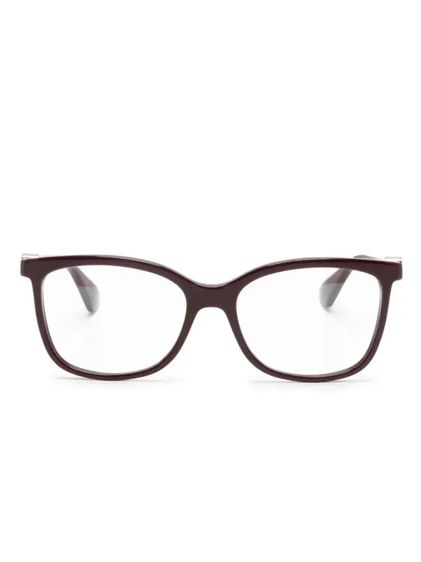 Cartier Square-frame Eyeglasses - Red