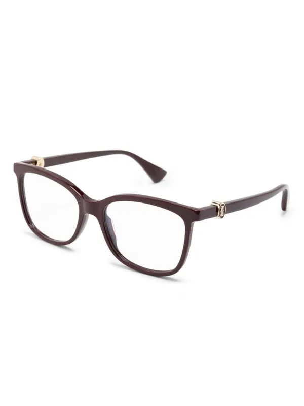 Cartier Square-frame Eyeglasses - Red