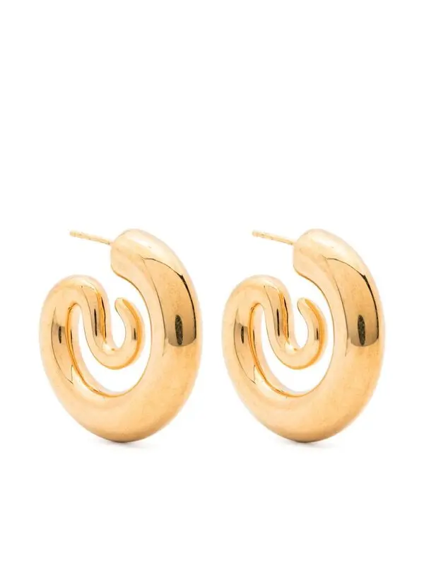 PANCONESI Small Serpent Hoop Earrings - Gold
