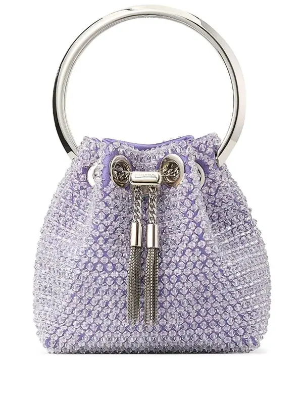 JIMMY CHOO Micro Bon Bon Beaded Tote