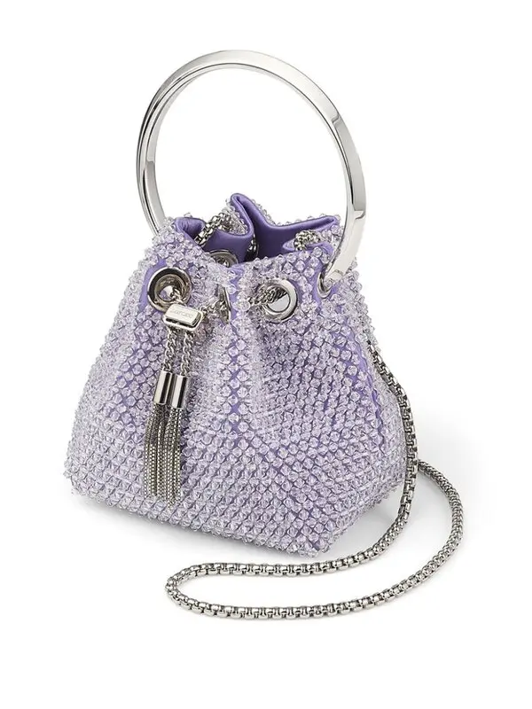 JIMMY CHOO Micro Bon Bon Beaded Tote