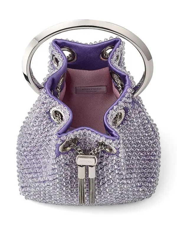JIMMY CHOO Micro Bon Bon Beaded Tote