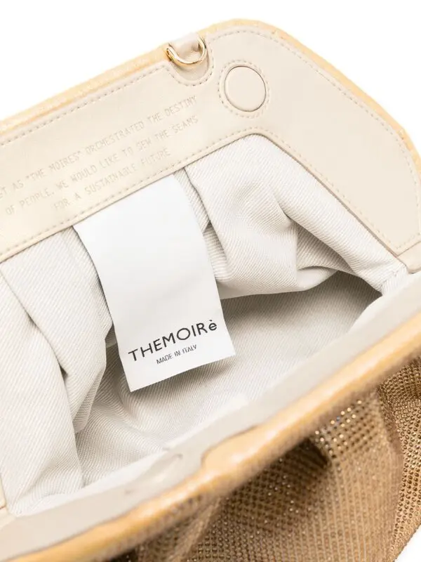 THEMOIRE Ruched Clutch - Gold