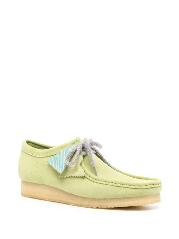 Clarks Wallabee Suede Boat Shoes - Green
